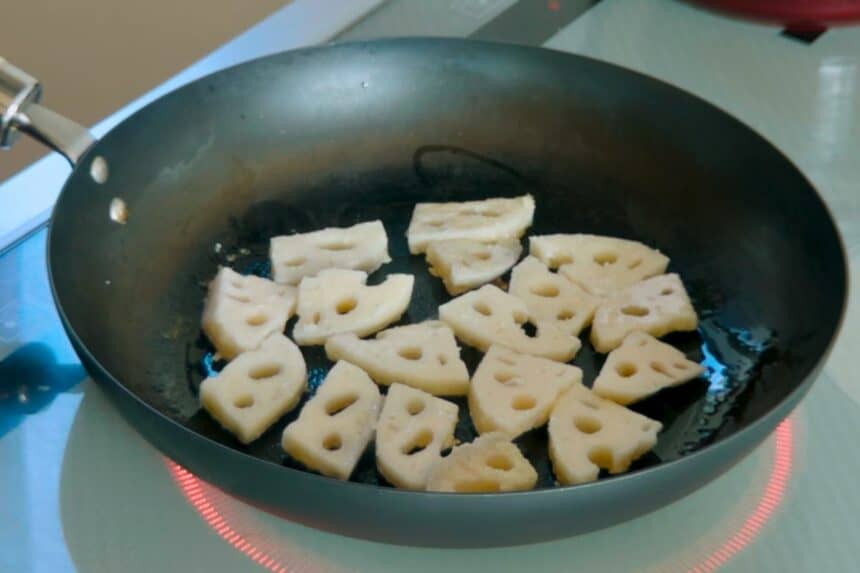 Sweet Potato & Lotus Root with Sweet and Sour Sauce - Chef JA Cooks