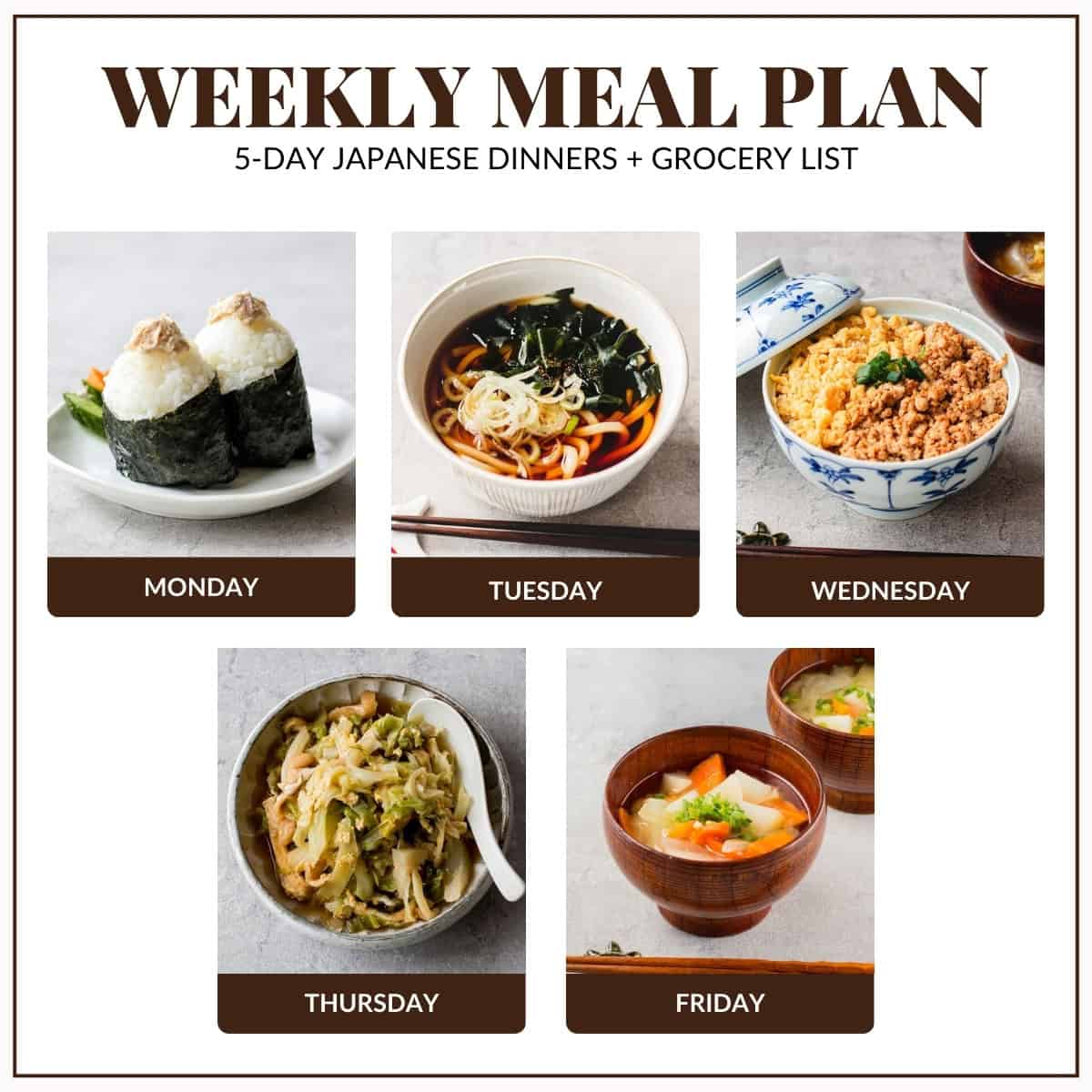 Beginner-Friendly Japanese Winter Meal Plan - Chef JA Cooks