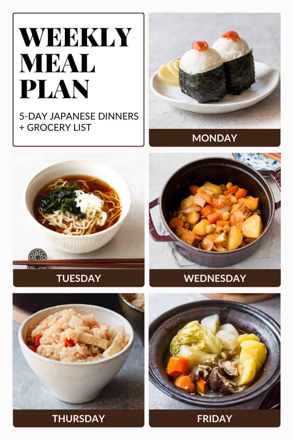 Classic Japanese Winter Meal Plan - Chef JA Cooks