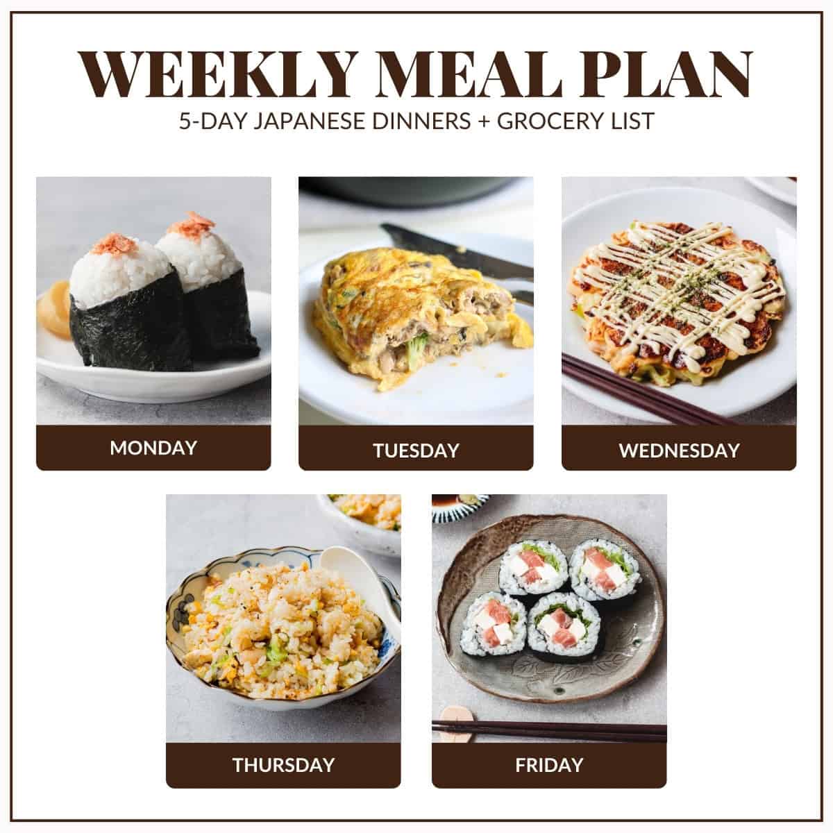 Japanese Winter Seafood Dinner Meal Plan - Chef JA Cooks