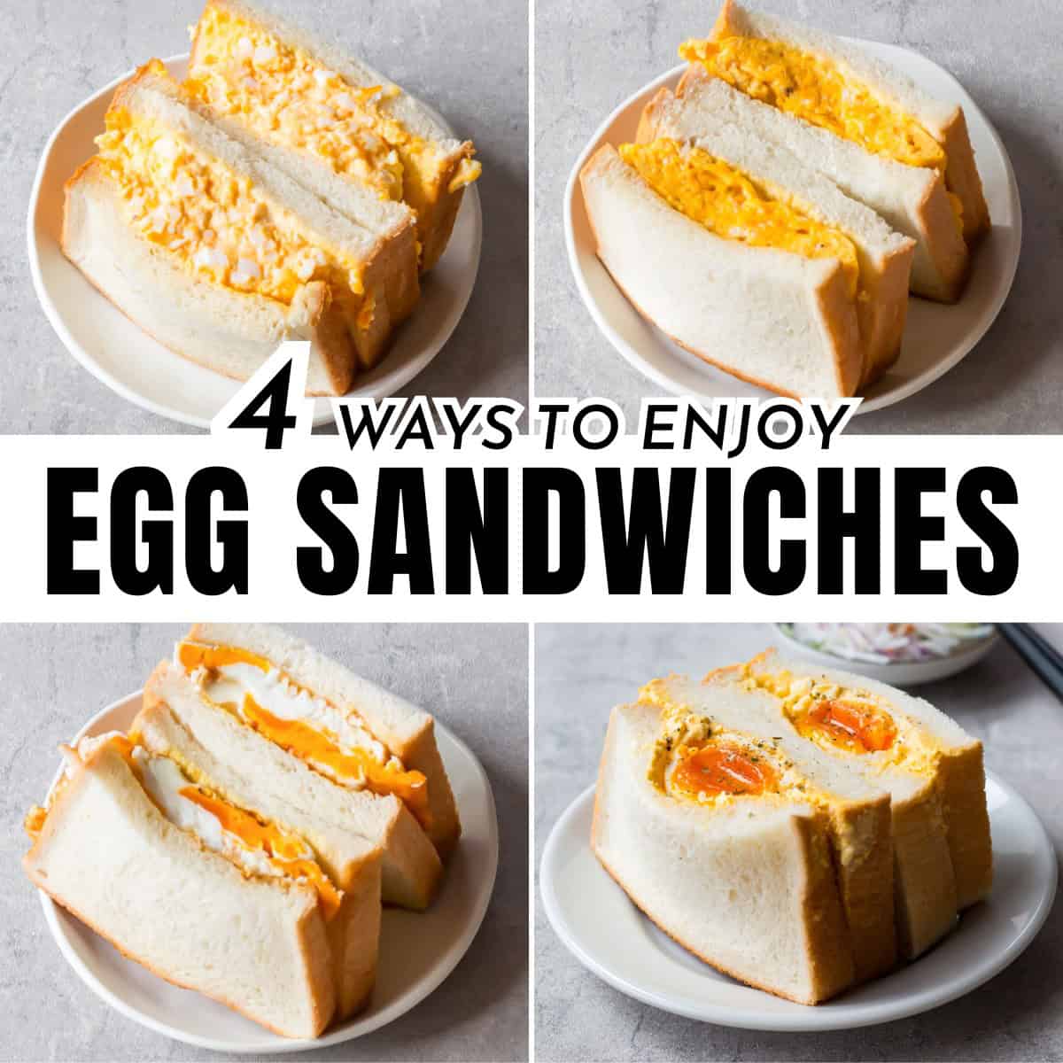 4 Ways to Enjoy Egg Sandwiches - Chef JA Cooks